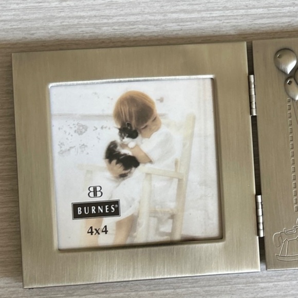 Burnes | Accents | Vintage Hinged Photo Frame Metal 9s Burnes 4x4 New ...